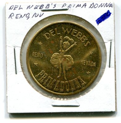 DEL WEBB'S PRIMA DONNA RENO NV 1976 BICENTENNIAL MEDAL 36TH STATE BR ...