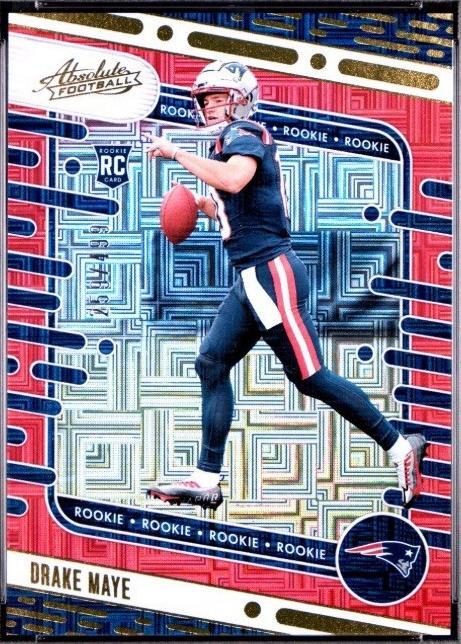 2024 Panini Absolute - Rookies Drake Maye #103 Red Squares /499 (RC ...
