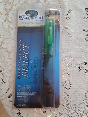 Vtg Bugling Bull Deer Game Call Rockys Mountain Dialect 501 Multi Tone ...