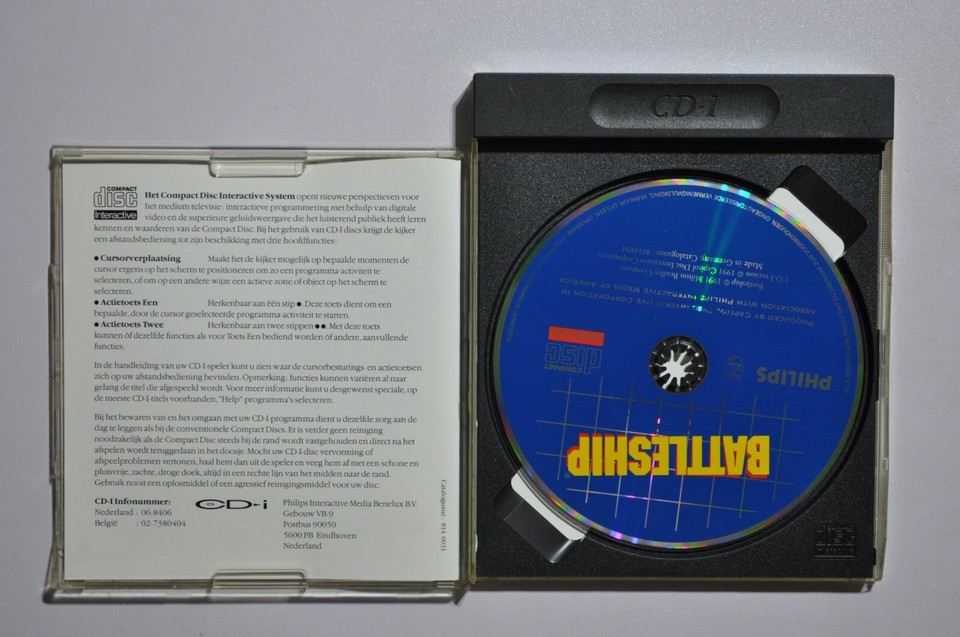 Philips CDi / CD-i Retro Game - Battleship The Classic Naval Combat ...