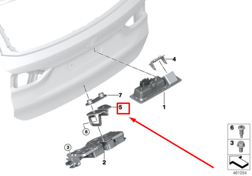 NEW BMW X3 F25 TRUNK LID STRIKER 51247211294 7211294 ORIGINAL | eBay