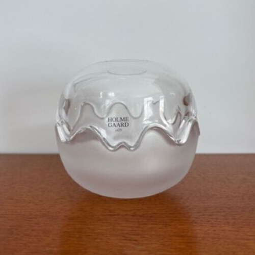 Holmegaard Decorative Glass Bowl with Cover (1825) - From Denmark - 4 ...