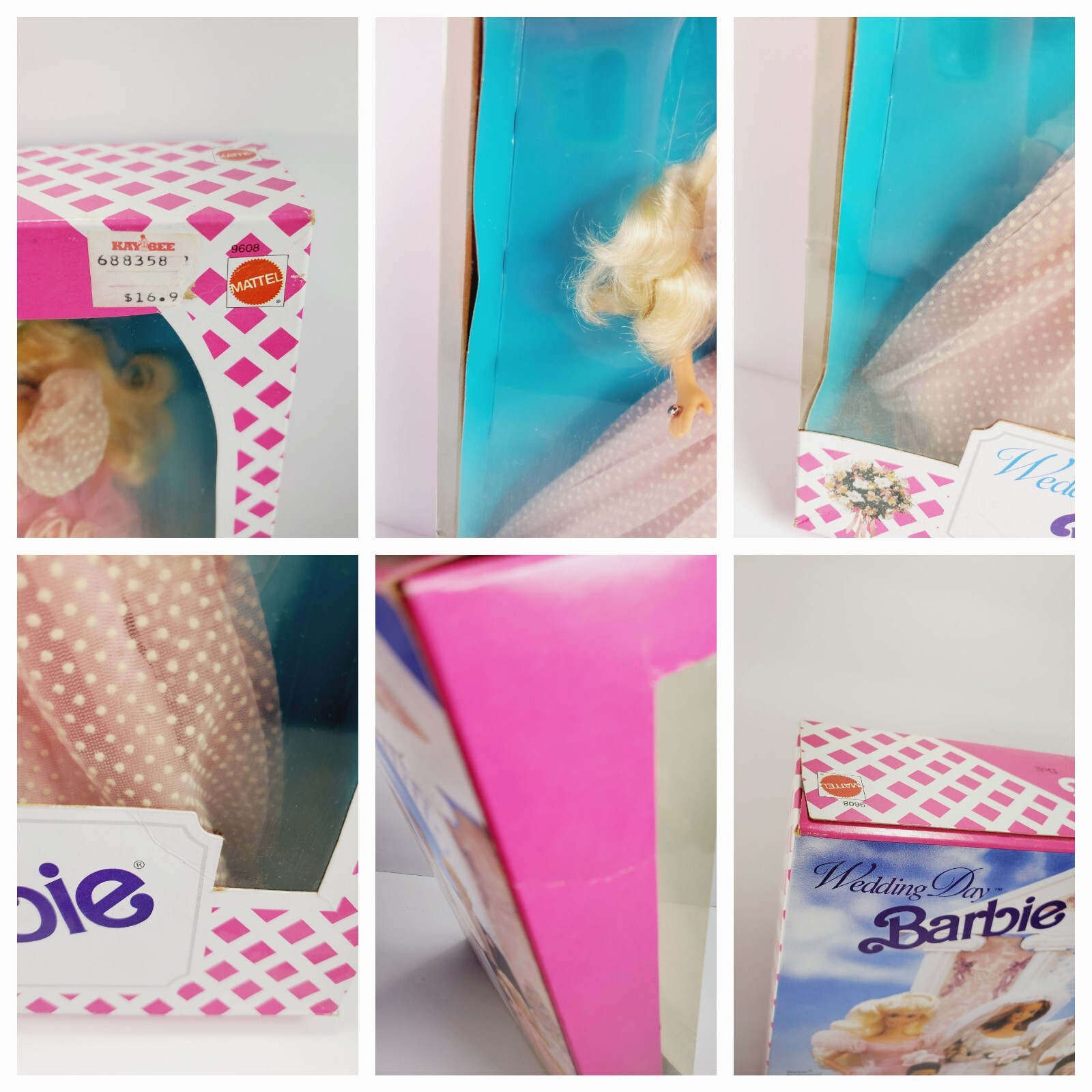 NEW VTG 1990 Wedding Day Barbie Bridesmaid for Best Friend Midge Mattel ...