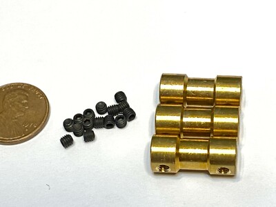 3 Pieces 2mm x 4mm 2x4 Motor Coupling Coupler Drive Shaft Connector ...