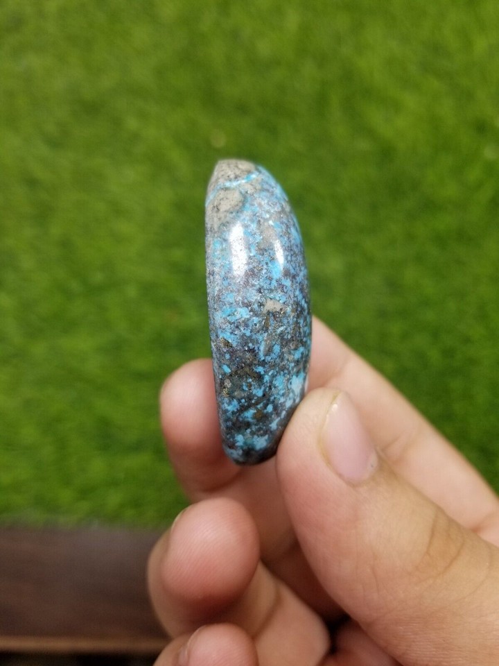 Stabilized turquoise with pyrite large cabochon 32.5 grams | eBay
