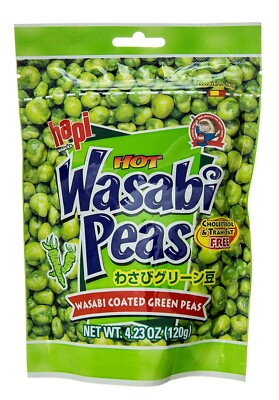 Hapi Wasabi Green Peas Spicy Snack Hot Crunchy Flavor Japan Asian | eBay