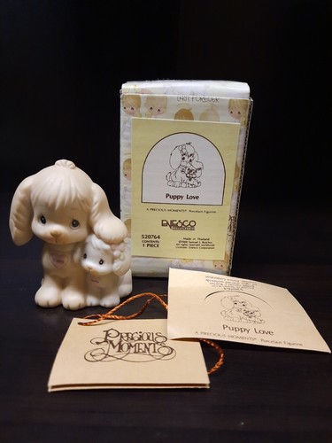 PRECIOUS MOMENTS BY ENESCO PUPPY LOVE 520764 1988 TIPPY AND SANDY | eBay