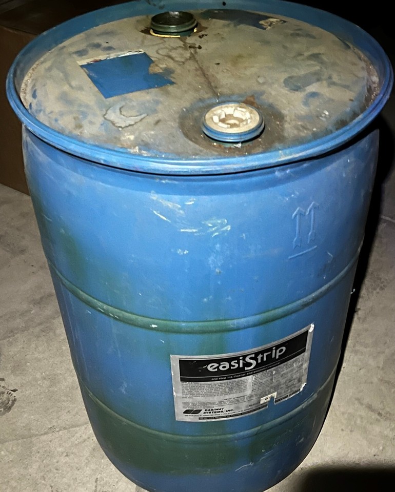 12 GALLONS easiStrip ONE STEP INK CLEANER AND EMULSION REMOVER, EAIWAY ...