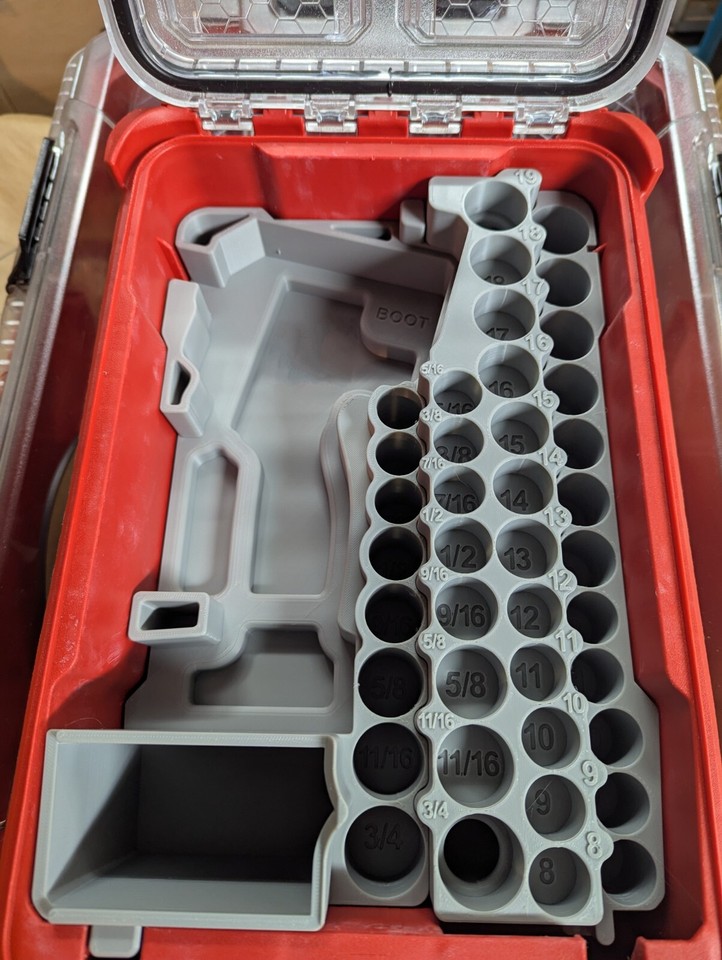 Milwaukee M12 Stubby GEN1 Impact 3/8" Packout Compact Insert [Insert ...