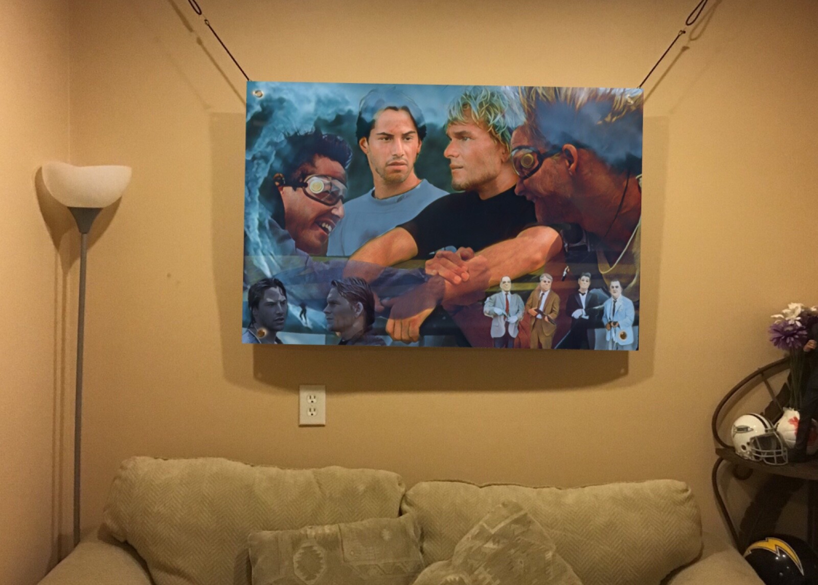 BIG! 44x31 POINT BREAK vinyl POSTER Movie film Keanu Reeves surf ...