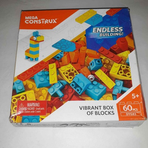 Mega Construx Building Blocks 60 pcs Vibrant Kids Ages 5+ | eBay