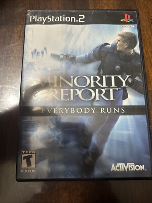 Minority Report: Everybody Runs PS2 (Sony Playstation 2, 2002 ...