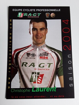 CYCLISME Carte cycliste CHRISTOPHE LAURENT Équipe RAGT 2004 . | eBay