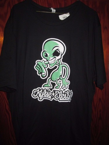 Kyrie Eleison Alien Skater Punk Graphic Adult T-Shirt Sz 3XL Green Bell ...