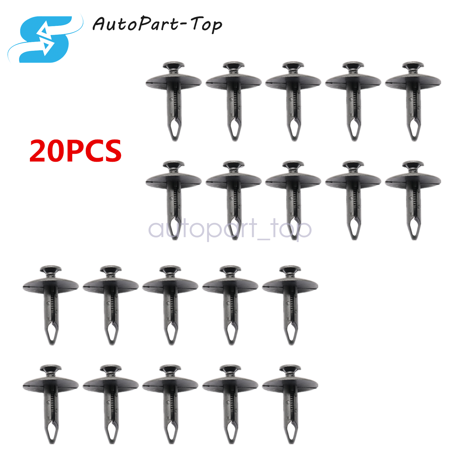 20X Radiator Cover Retainer Clips Rivets fits for Ford F-250 Super Duty ...