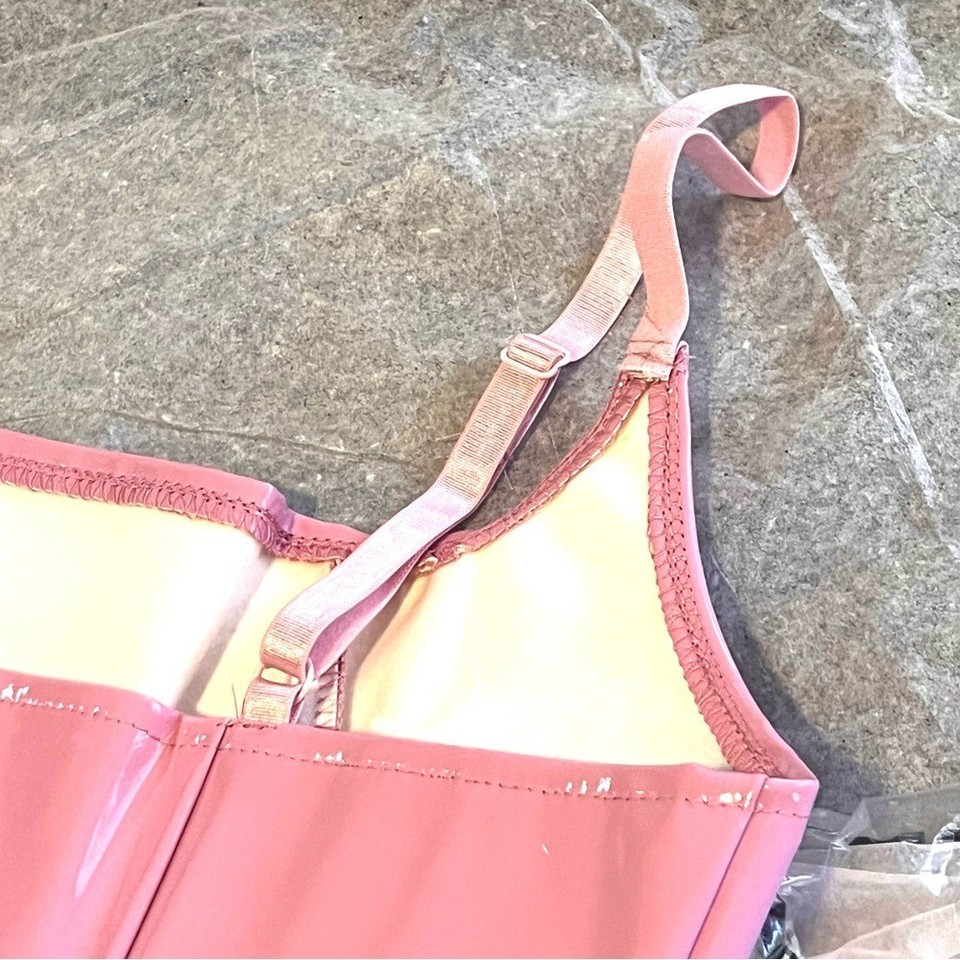 PrettyLittleThing Women Baby Pink PU Bodycon Dress Size 10 New | eBay
