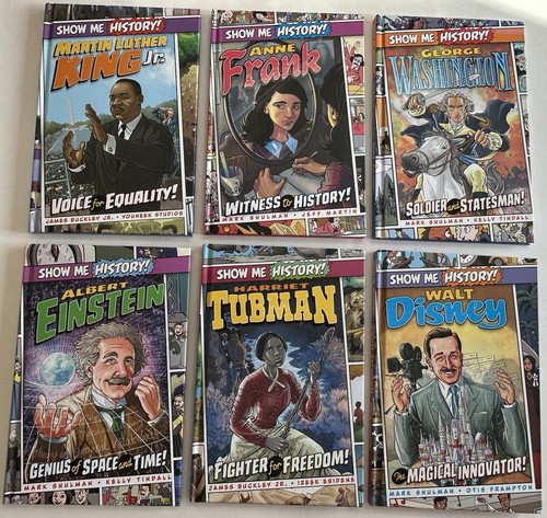SHOW ME HISTORY GRAPHIC NOVELS LOT Martin Luther King Harriet Tubman ...