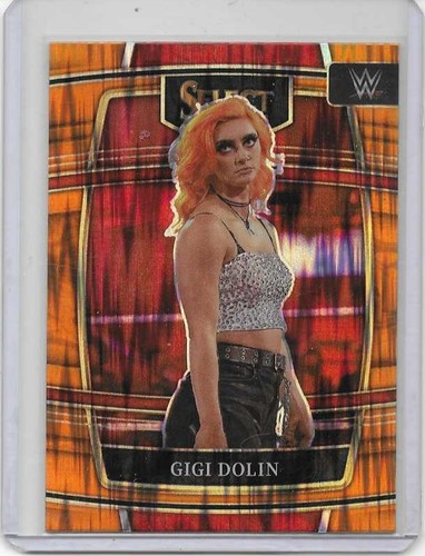 2022 Panini Select WWE Concourse Orange Flash Prizm GiGi Dolan NXT #87 ...