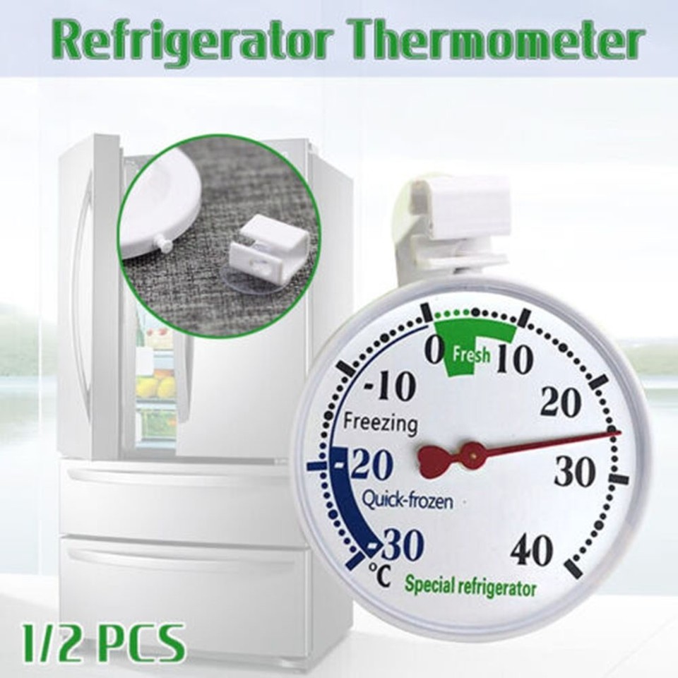 1/2pcs Indoor Outdoor Thermometers Refrigerator Hanging Thermometer ...