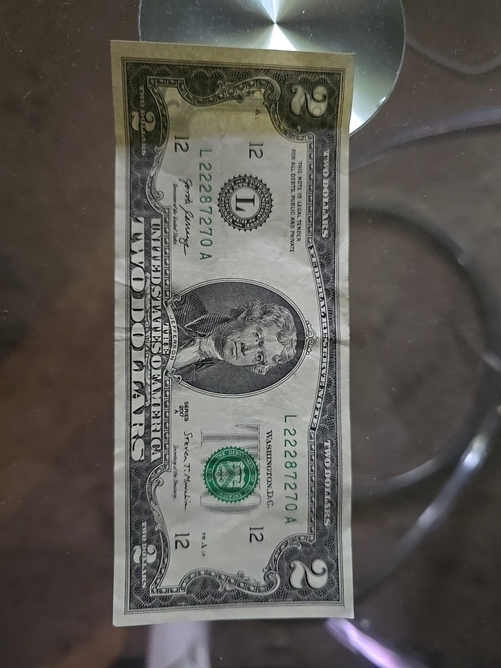 Rare Two Dollar Bill Declaration Of Independence From 1776 | eBay