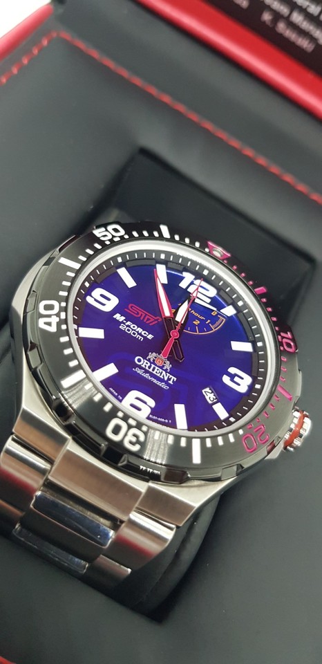 ORIENT X STI SUBARU M-FORCE Limited Edition SEL07003D Automatic Made in ...