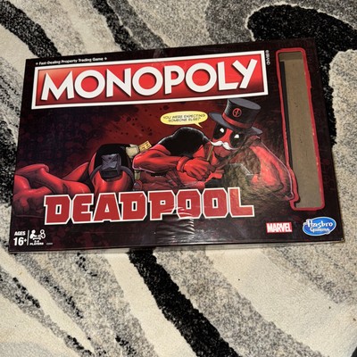 Monopoly Marvel Deadpool Edition Property Trading Game Complete Box ...