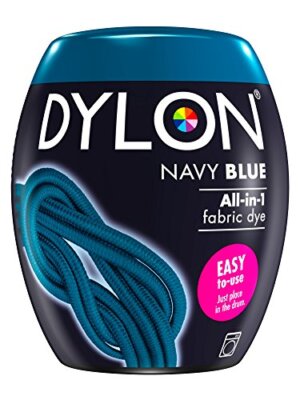 Dylon Machine Dye Pod, Navy Blue, easy-to-use fabric colour for laundry ...
