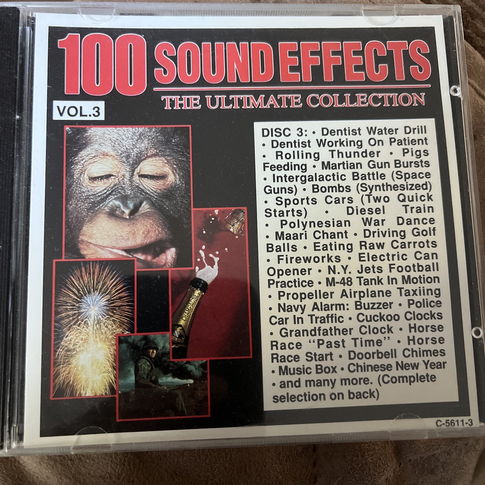 100 Sound Effects The Ultimate Collection Vol. 3 (1994 Madacy CD) | eBay