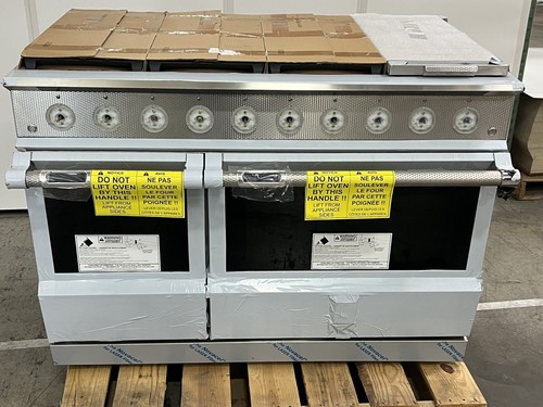 HESTAN KRD485GD-LP 48" Inch Freestanding Dual Fuel Range 5 Burners 12 ...