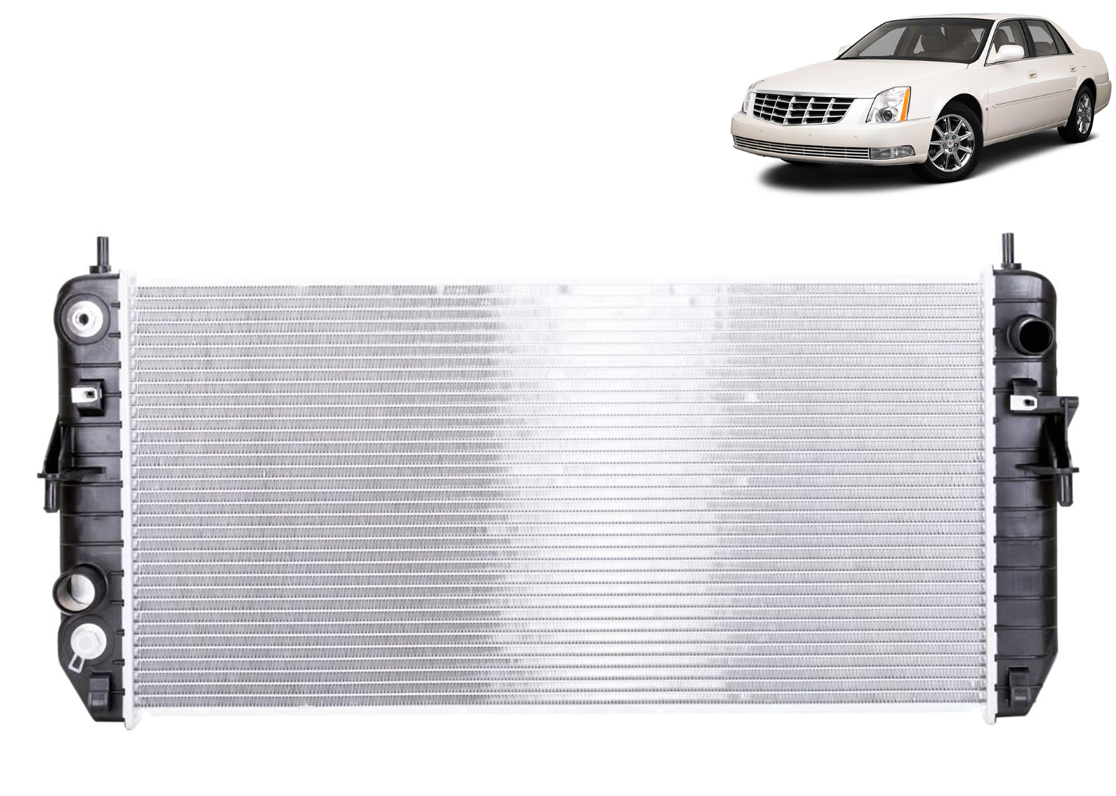 For Cadillac DTS 2006-2011 Radiator 4.6L V8 Engine w/Toc | GM3010493 ...