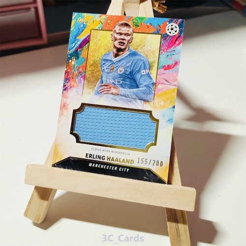 Erling Haaland 2024 Topps UEFA Inception Relic Card 155/200 Manchester ...