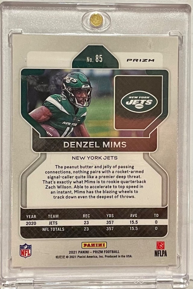 2021 Prizm Snakeskin Denzel Mims SSP Case Hit | eBay
