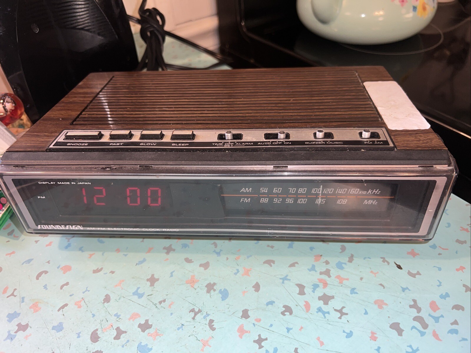 Vintage Soundesign Clock Radio Model 3691-A | eBay