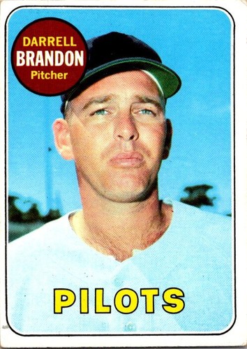 1969 Topps #301 Darrell Brandon baseball card 7CCC | eBay