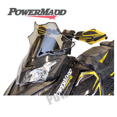 Powermadd Cobra Windshield-14in.-Smoke for 2014-2017 Ski-Doo Freeride E ...