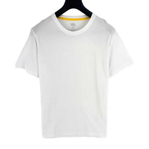 Camel Active Men White Solid Short Sleeves Crew Neck T Shirt Size 2XL ...