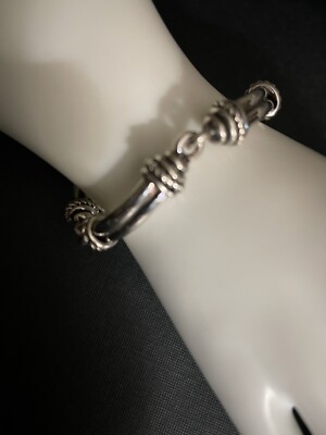 David Wysor Heavy Sterling Link Bracelet | eBay