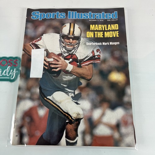 October 4, 1976 Mark Manges Maryland Terrapins Sports Illustrated | eBay
