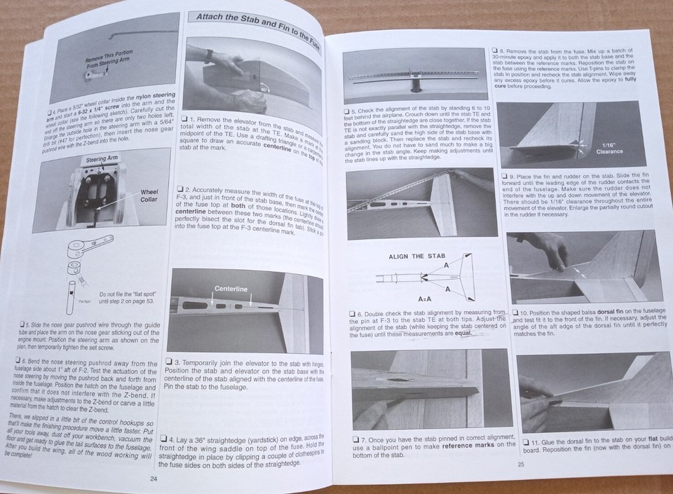 Great Planes PT-20 & PT-40 20 40 Size Manual Instruction Book PT60P03 ...