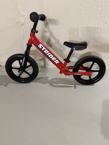 Strider 12” Classic Bike, Red No Pedal, Balance Bicycle for Kids 1.5 - 3 Years | eBay