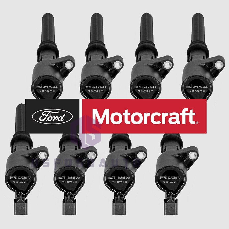 8Set OEM Motorcraft Ignition Coil DG508 &Spark Plug SP479 For Ford F150 ...