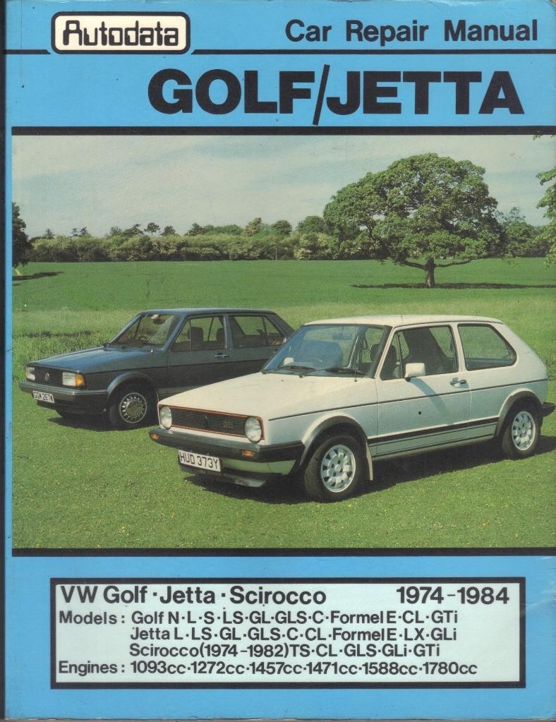 VW MK1 GOLF,JETTA,GTI,GLI,GX,CONVERTIBLE,DRIVER,GL,LS,AUTODATA MANUAL ...