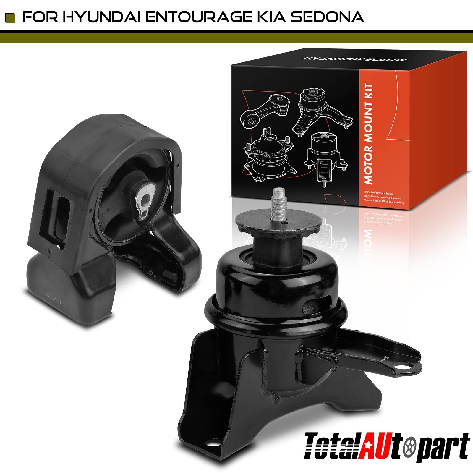 2x Engine Motor Mount for Kia Sedona 2006-2012 2014 Hyundai Entourage 3 ...