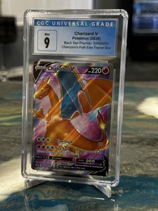 Charizard V 2020 Sword & Shield: Black Star Promo #SWSH050 Champion's ...