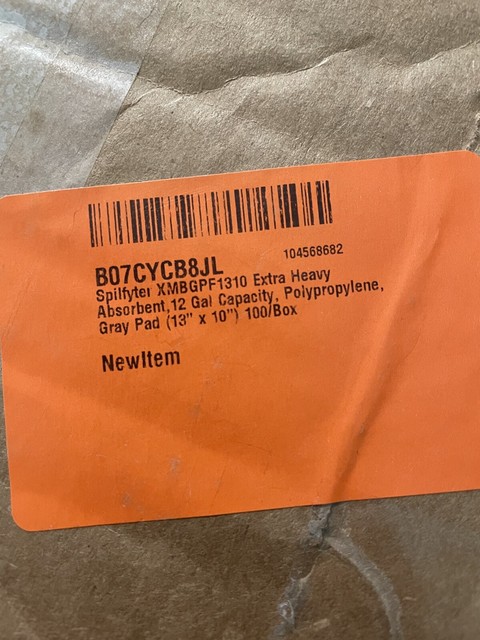 NPS Spill Control Xmbgpf1310 Extra Heavy Absorbent 12 Gal Capacity for ...