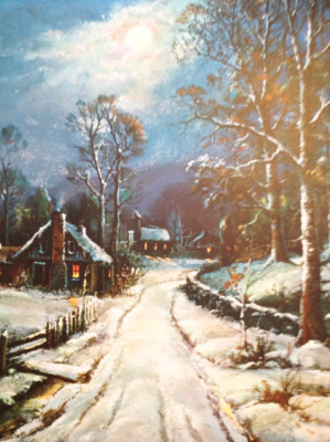 Road to Home Winter Cabins, Wm Thompson | eBay