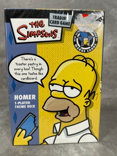 The Simpsons Trading Card Game Homer Theme Deck New And Sealed | eBay