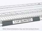 Super Erecta 9990SL5 Slanted Label Holder, 55" Long Gray | eBay
