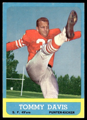 1963 Topps Tommy Davis San Francisco 49ers #138 | eBay