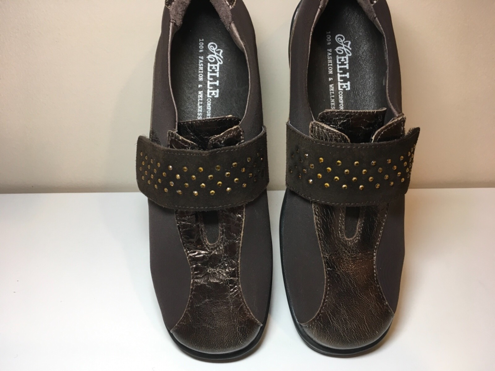 Helle Comfort Safiya Brown Crinkle Shoe Size 36 US 6 | eBay